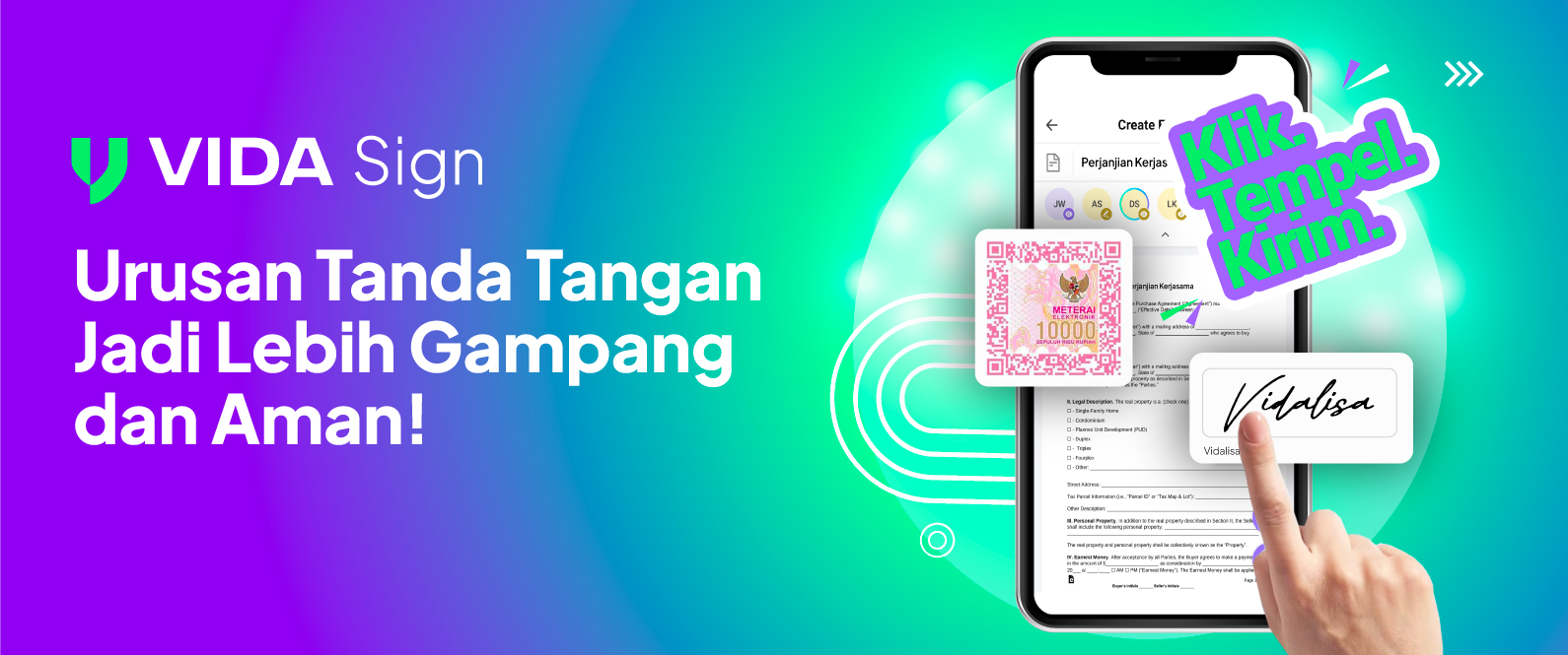 VIDA Sign medukung kebebasan berkreasi